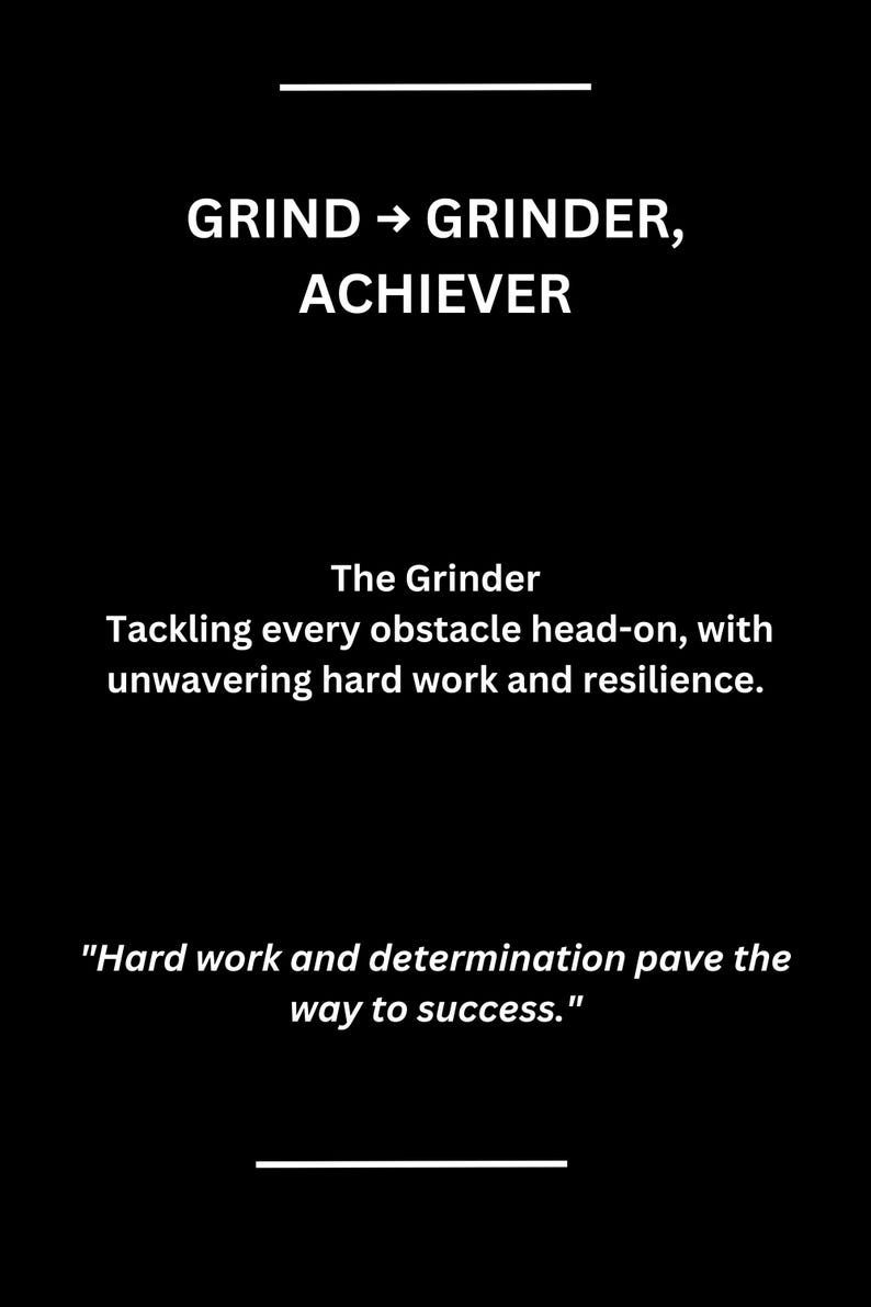 Motivational Office Posters Set – Execution, Hustle and Grind Prints ...