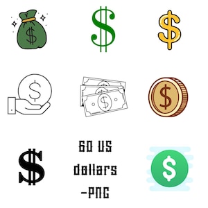 60 Dollar Symbol PNG Designs High-quality Dollar Signs, Currency ...
