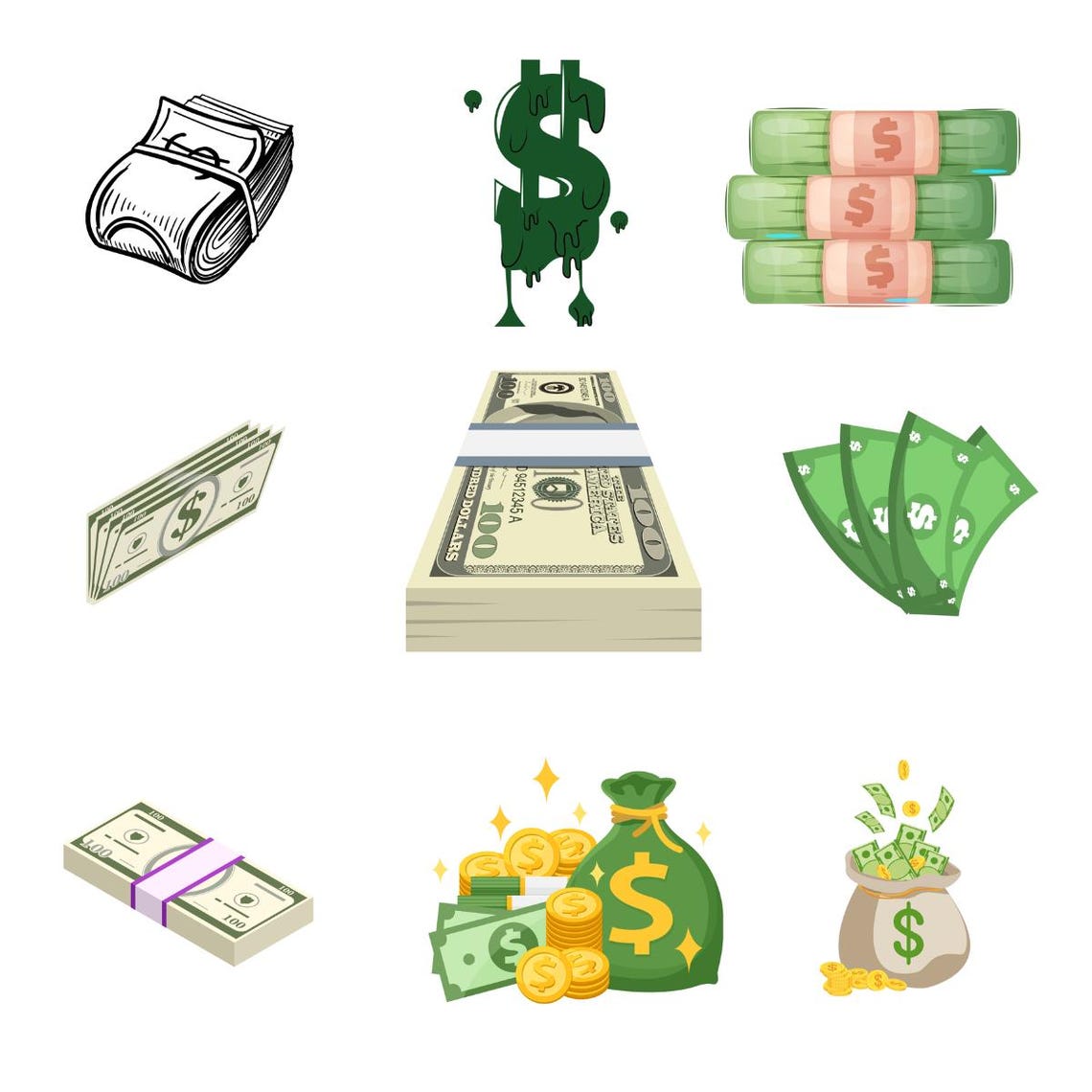 60 Dollar Symbol PNG Designs High-quality Dollar Signs, Currency ...