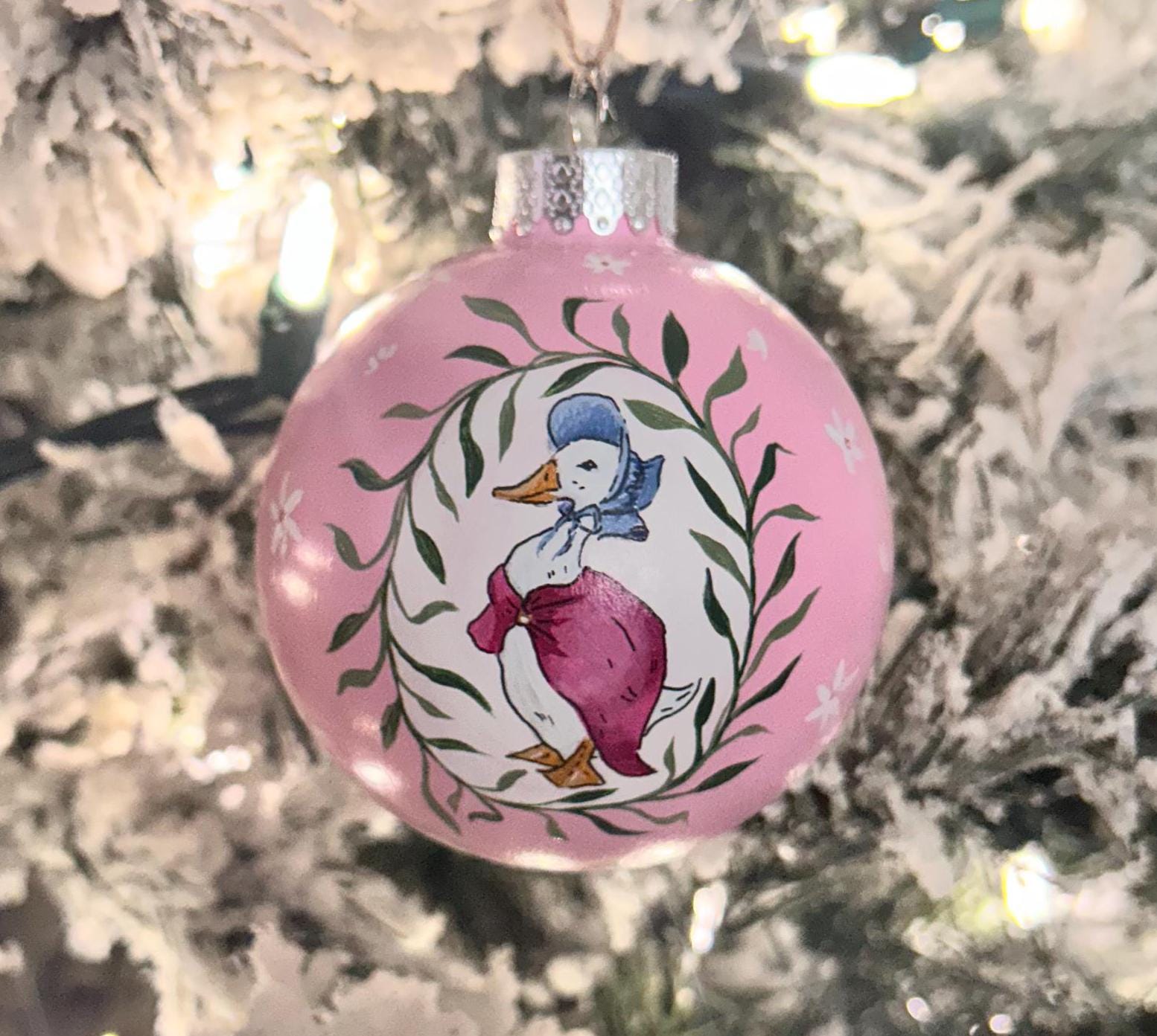 Peter Rabbit and Friends Hand Painted Christmas Bauble, Xmas Ornament ...