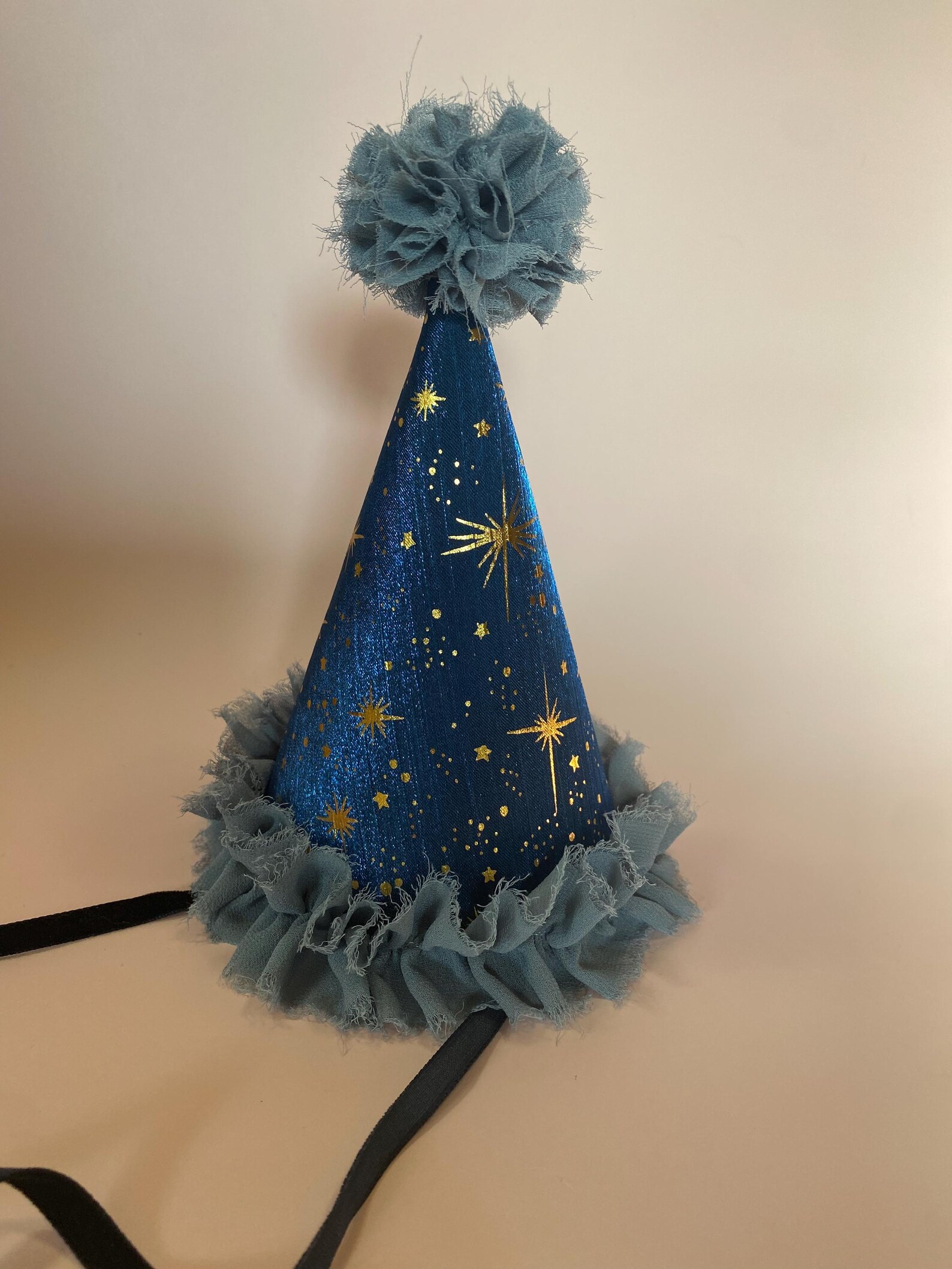 Handmade Gold Stars Wizard Party Hat, Birthday Hat, Birthday ...