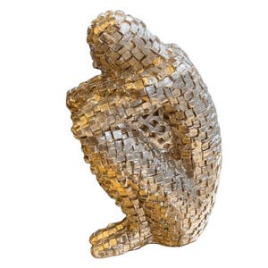 Abstract Thinking Human Figure Sculpture, Nordic Abstract Thinker ...