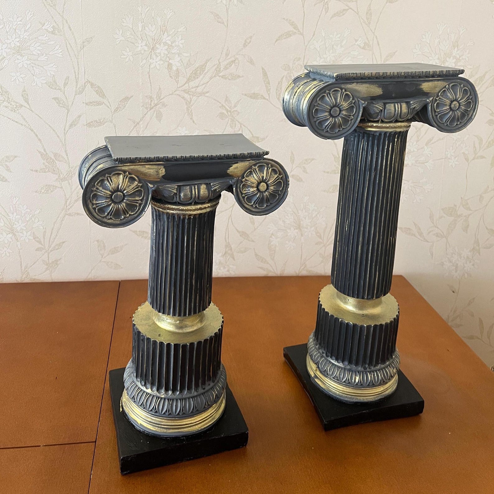 Classic Greek Column Pedestal Stands Set or Single, Greek Column ...