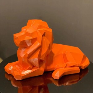 Lion Sculpture, Lion Figurine , Minimalist Animal Sculpture, Lion ...