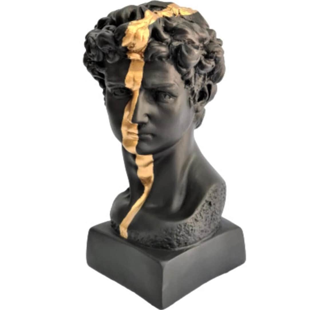 Classical Bust Sculpture, David Bust Head Satue, Renaissance Style Bust ...