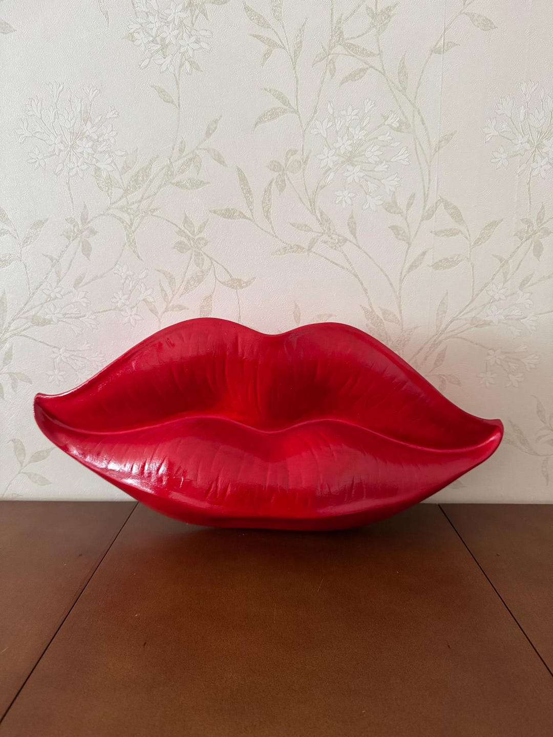 3D Large Lips Sculpture for Wall Decor, Kiss-shaped Wall Art, Modern ...
