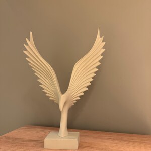 Decorative Abstract Phoenix Statue, Modern Wing Figurine, Home Decor ...
