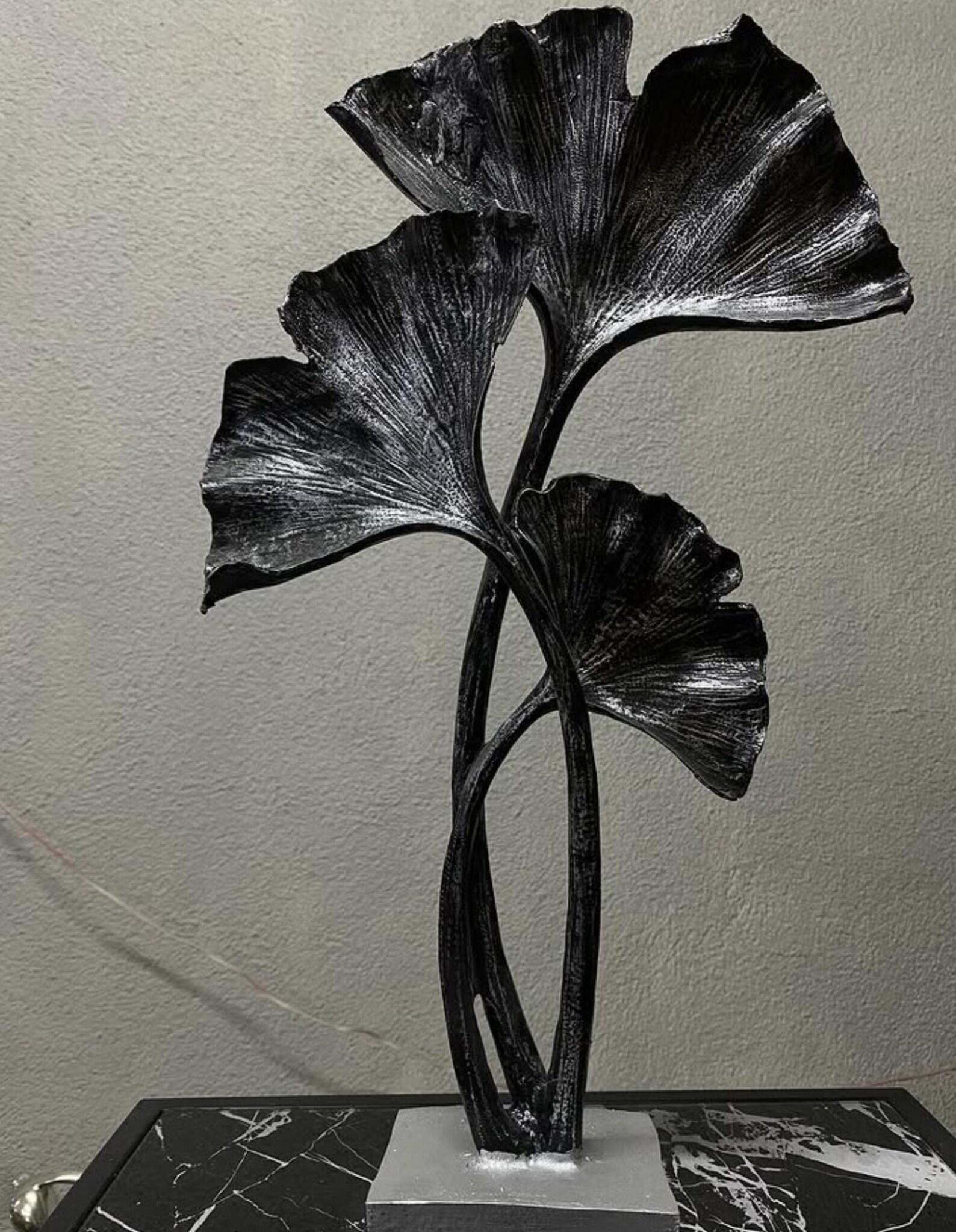Large Triple Leaf Figure Object, Minimalist Leaf Decor, Abstract Leaf ...
