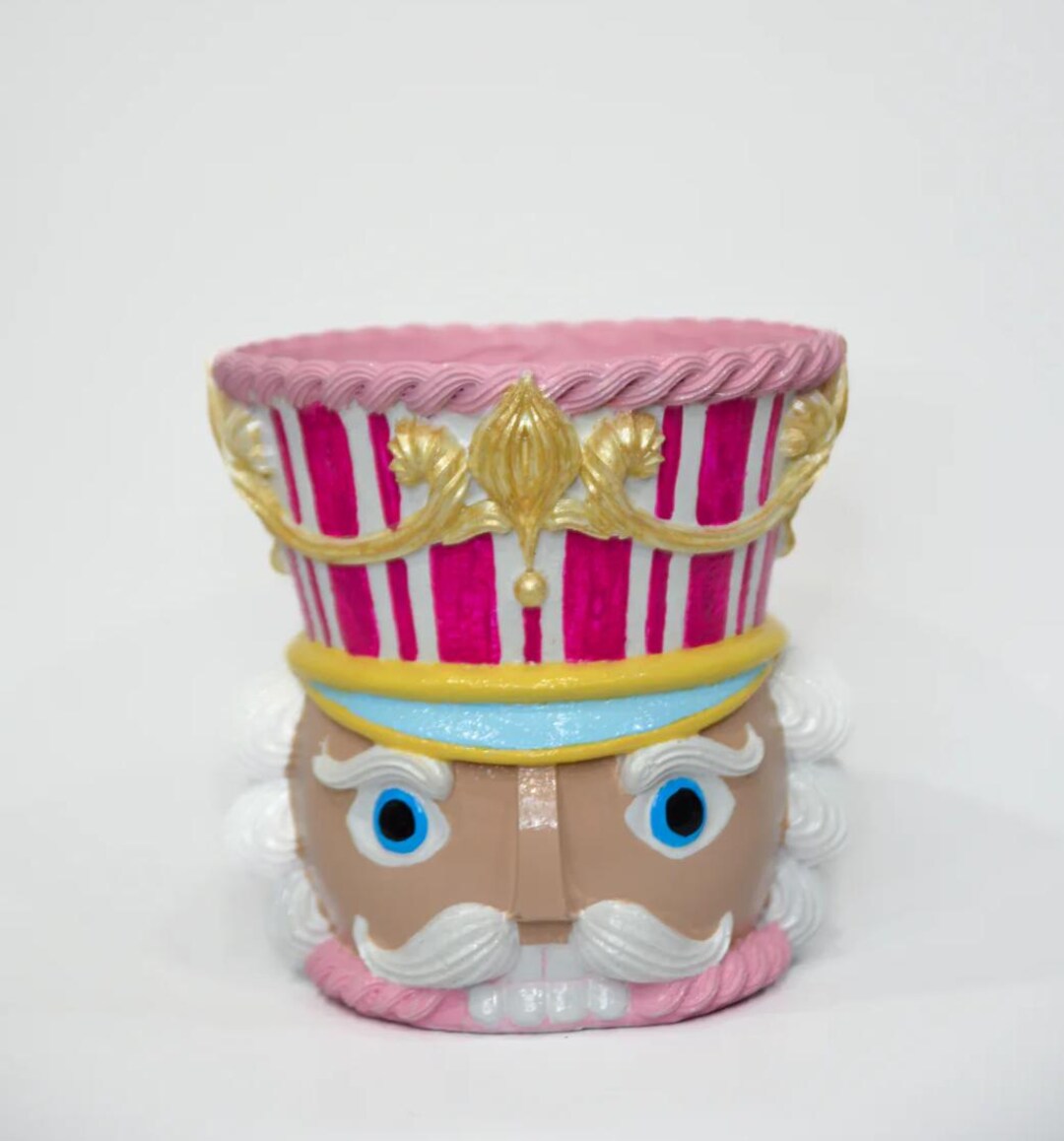Christmas Nutcracker Pot Vase, Nutcracker Vase Planter, Nutcracker ...