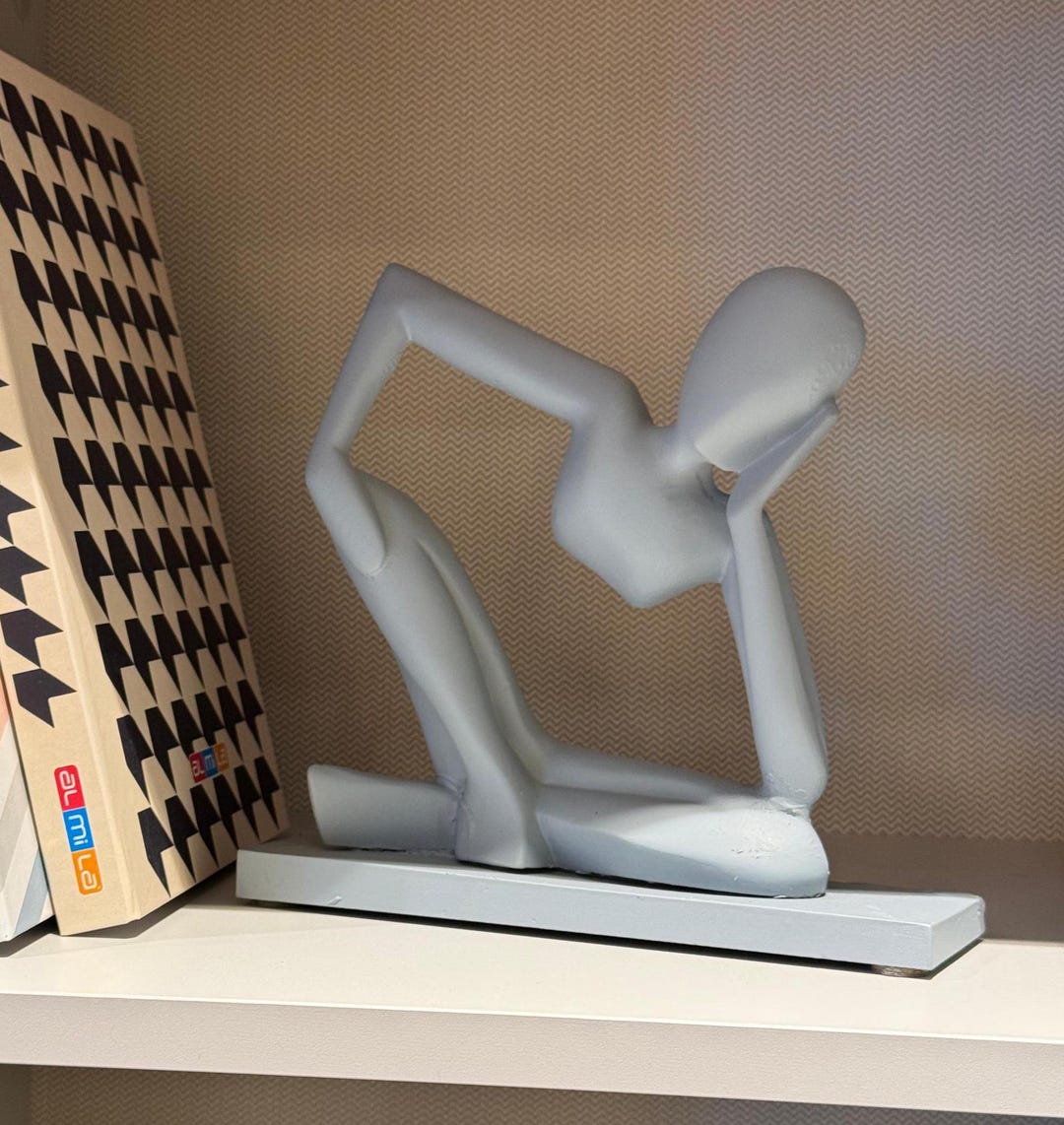 Abstract Thinker Statue, Modern Thinker Statue, Polyester Thinker ...