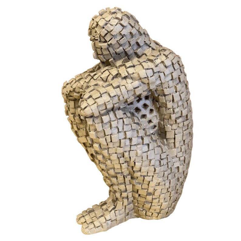 Abstract Thinking Human Figure Sculpture, Nordic Abstract Thinker ...