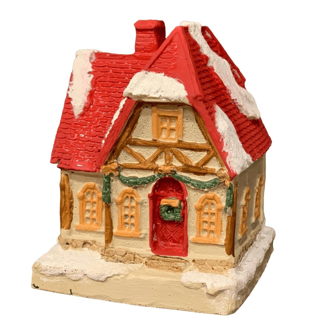 Festive Snow House, Christmas Village House, Winter Wonderland ...