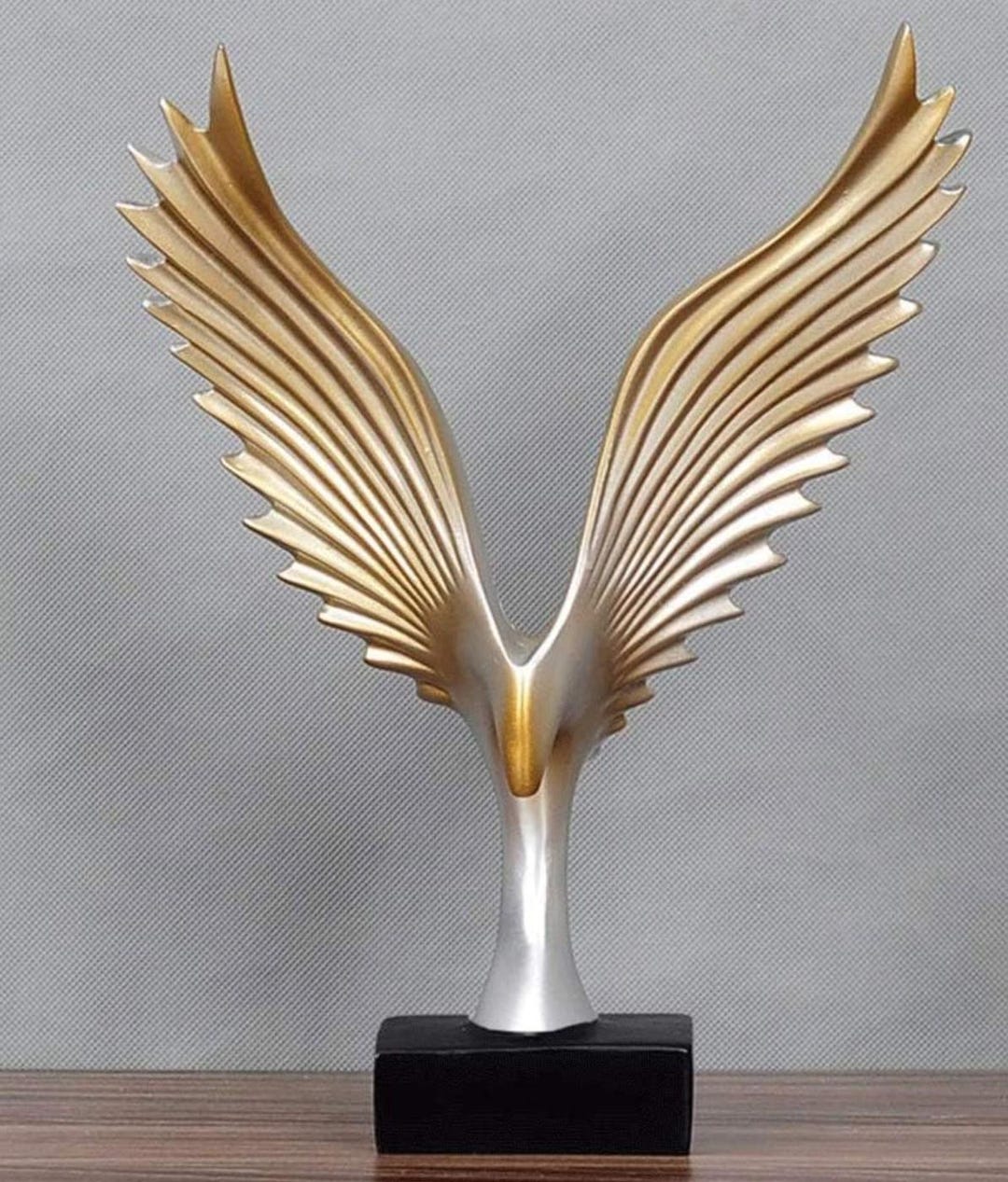 Decorative Abstract Phoenix Statue, Modern Wing Figurine, Home Decor ...