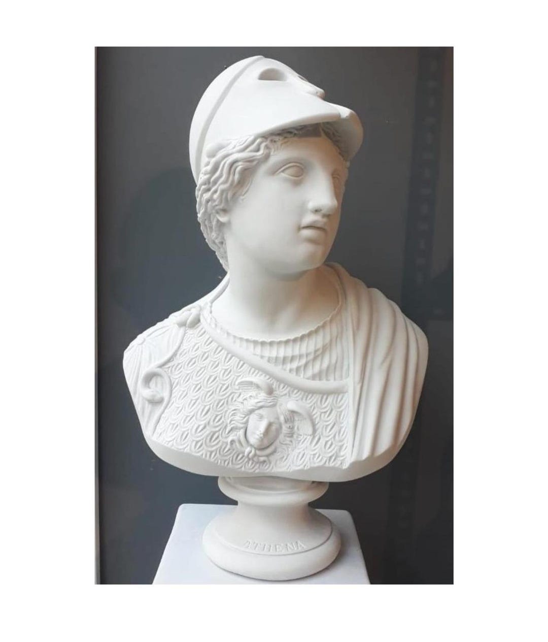 Large Athena Bust Sculpture, Greek Bust Statue, Large Athena Statue ...