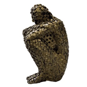 Abstract Thinking Human Figure Sculpture, Nordic Abstract Thinker ...
