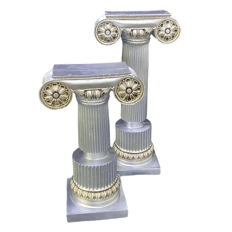Classic Greek Column Pedestal Stands Set or Single, Greek Column ...