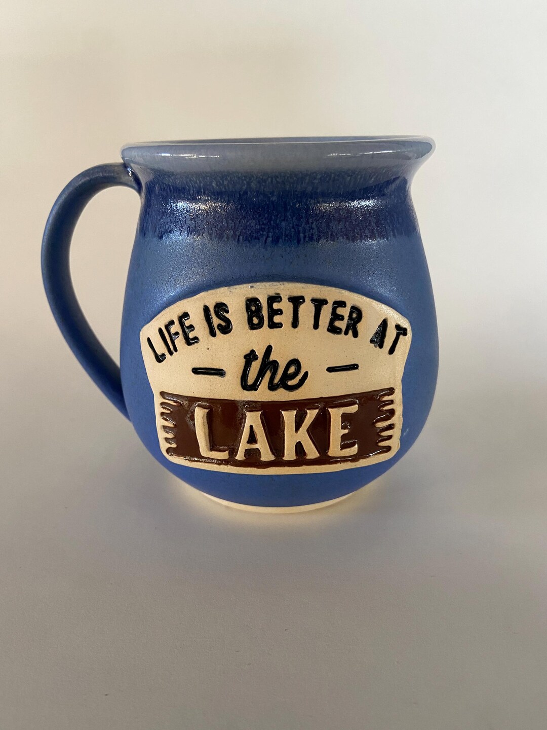 Handmade "life is Better at the Lake" Ceramic Mug - Etsy