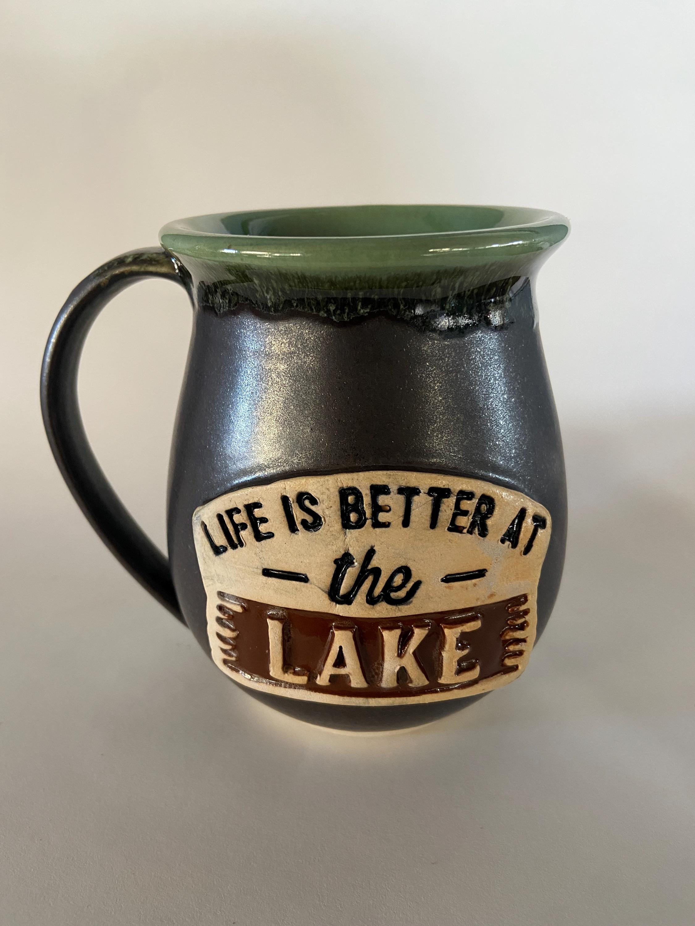 Handmade "life is Better at the Lake" Ceramic Mug - Etsy
