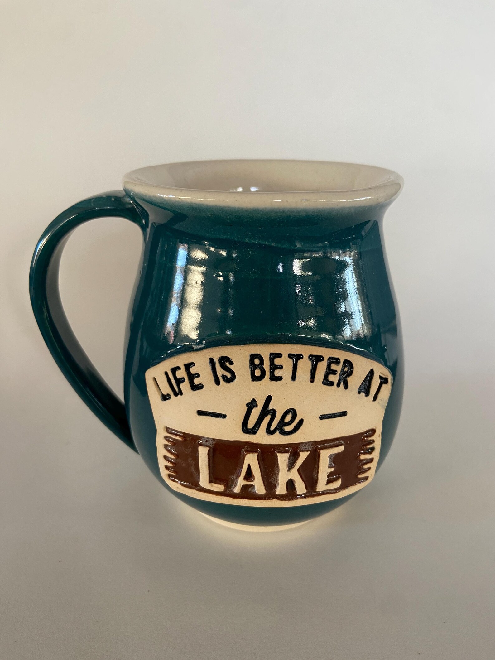 Handmade "life is Better at the Lake" Ceramic Mug - Etsy