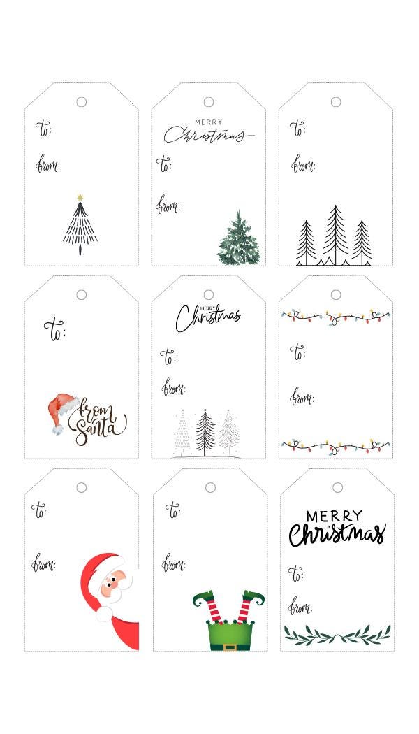 Holiday Gift Tags - Etsy