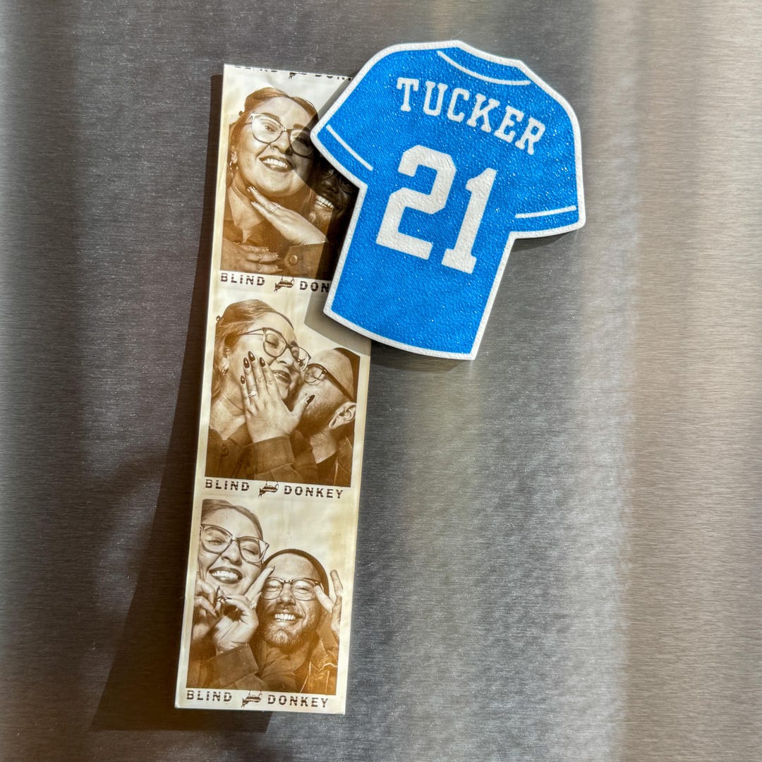 Custom Name 3D Printed LA Dodgers Jersey Magnet - Your NAME & NUMBER ...