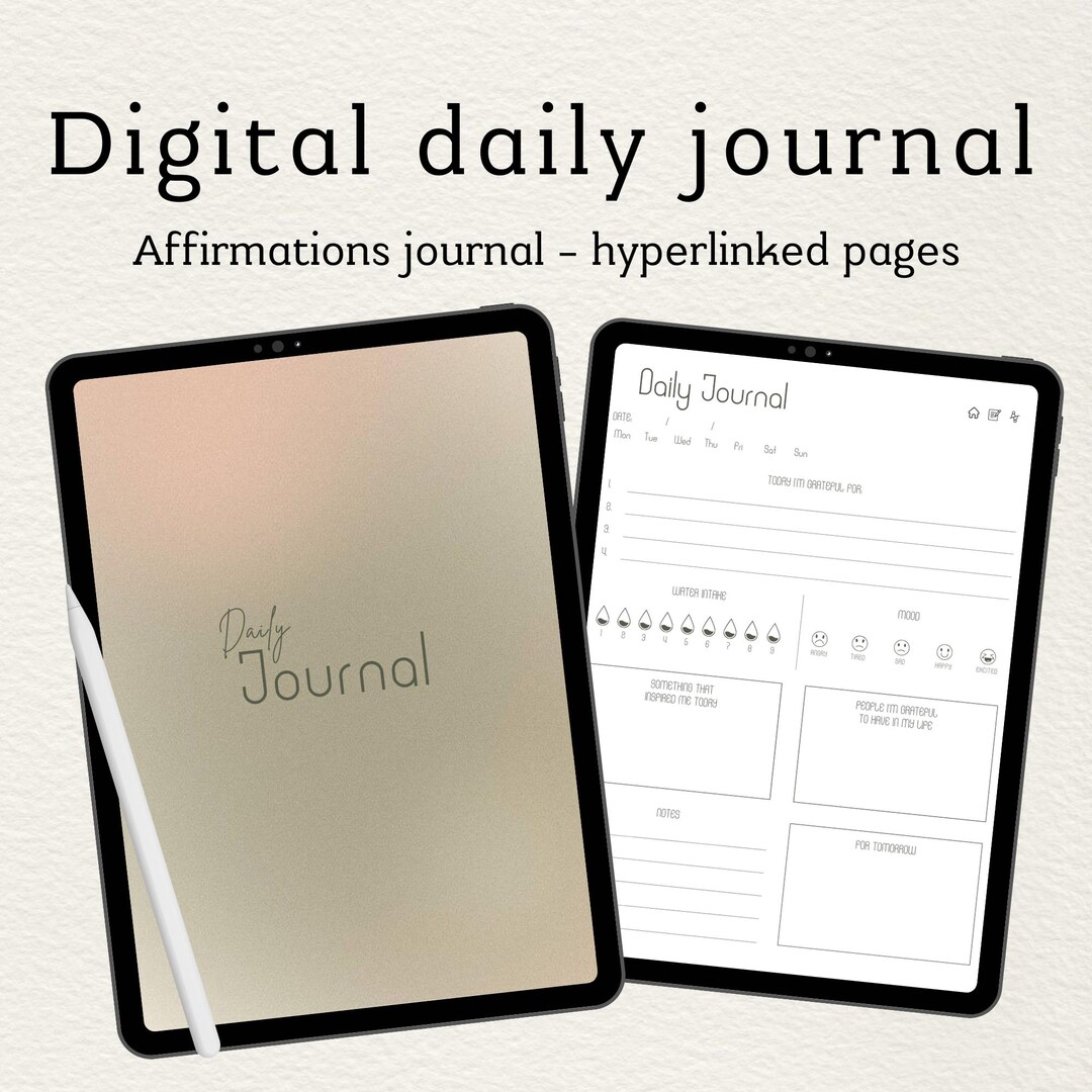 Daily Journal, Goodnotes Journal, Notability Journal, iPad Journal ...