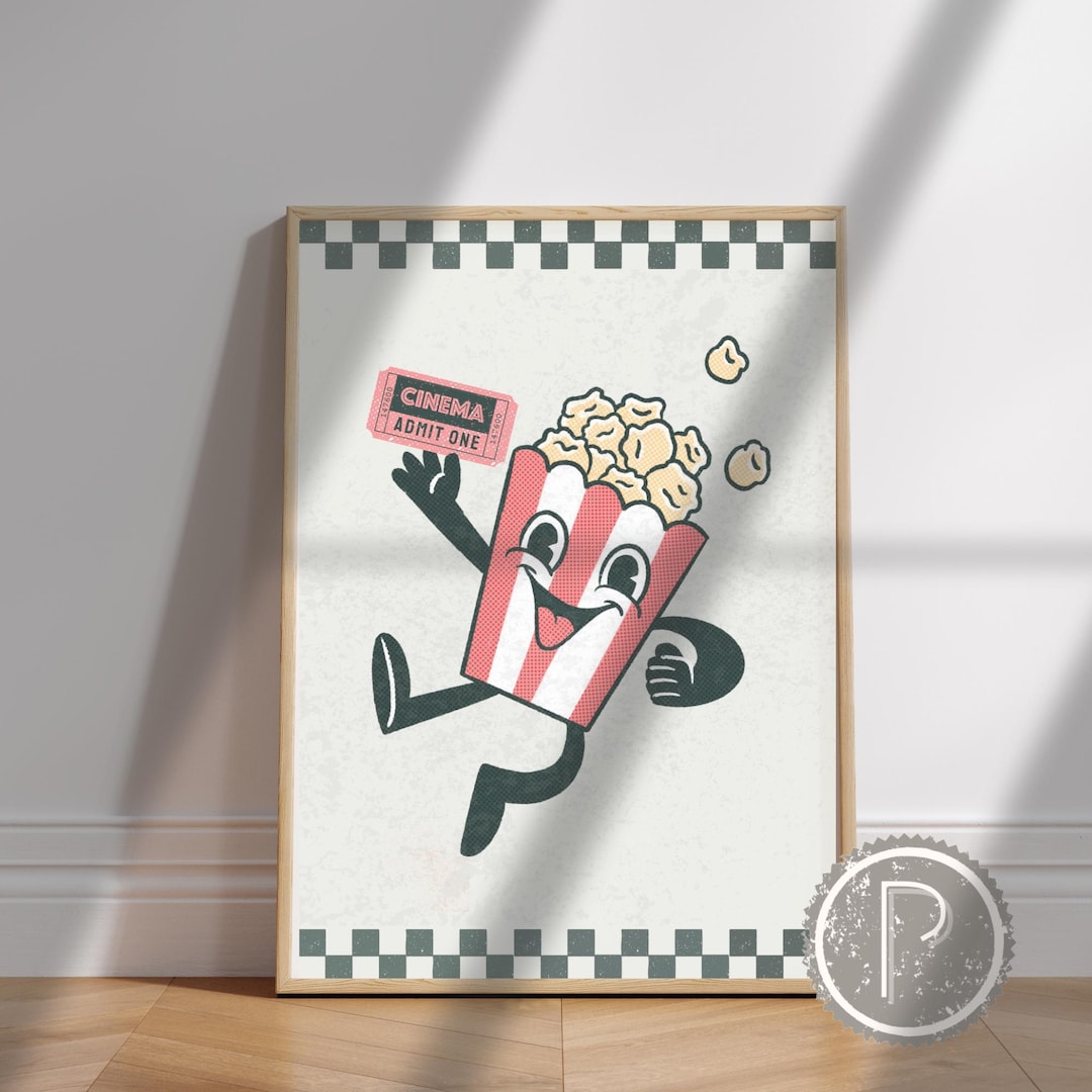 What's Poppin'- Digital Wall Art | Trendy Aesthetic Home Decor, Retro ...