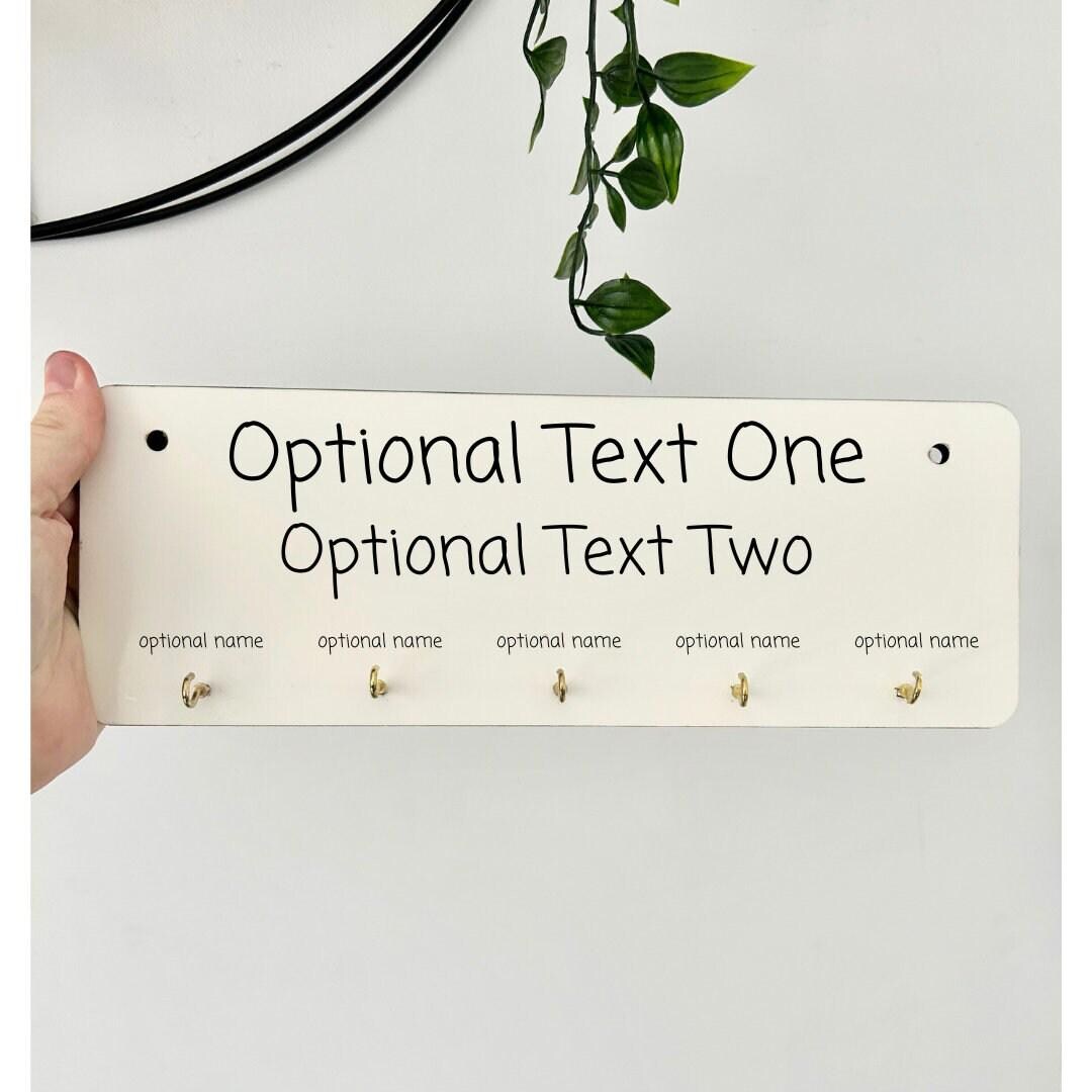 Custom Key Holder, Personalised Key Holder, Family Name, Couples Gift ...