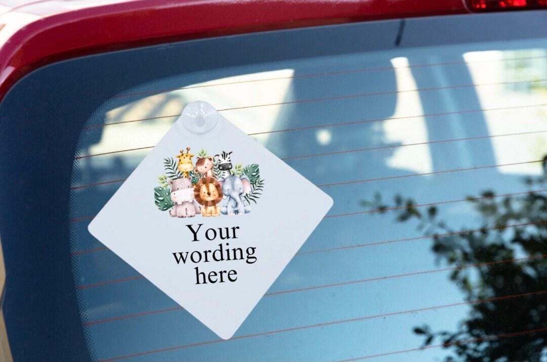 Custom Car Sign, Baby on Board, Children on Board, Child Car Sign ...