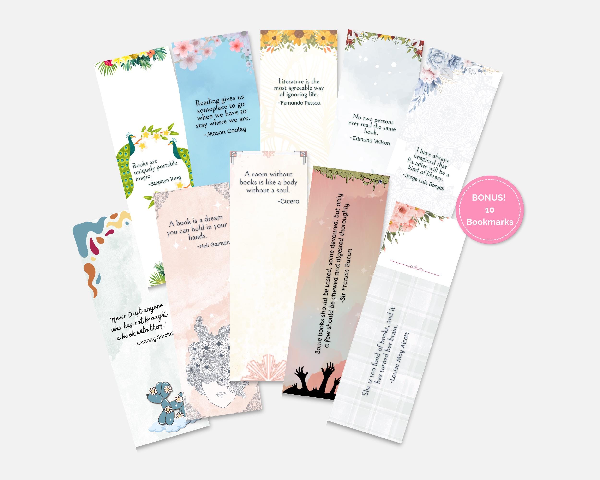 Book Bingo Mega Pack, Printable Tracker, Seasonal, Multi-genre Book ...