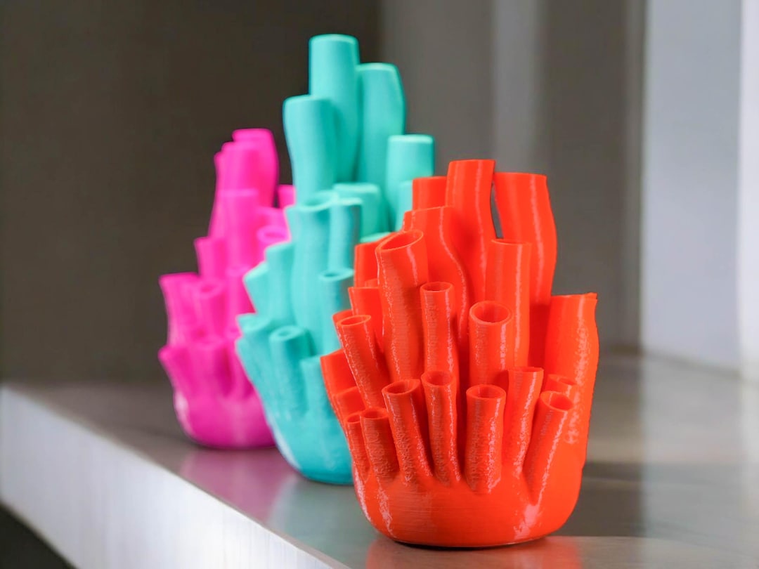 Coral Reef Inspired Vase - Ocean-themed Home Decor Marine Unique Gift ...