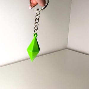 3D Plumbob Keychain Inspired by Sims, Gamer, Player - Etsy