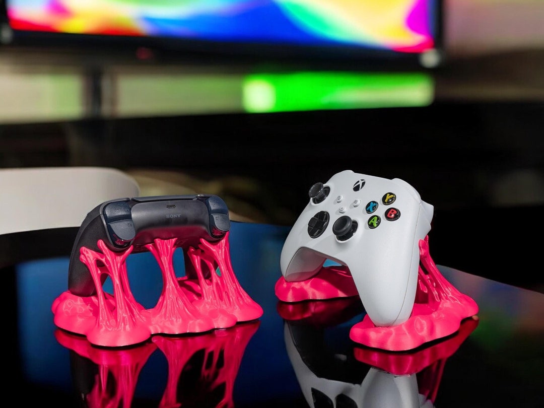 Melting Gum Controller Holder for Xbox & PS5 Unique Gamepad Stand ...