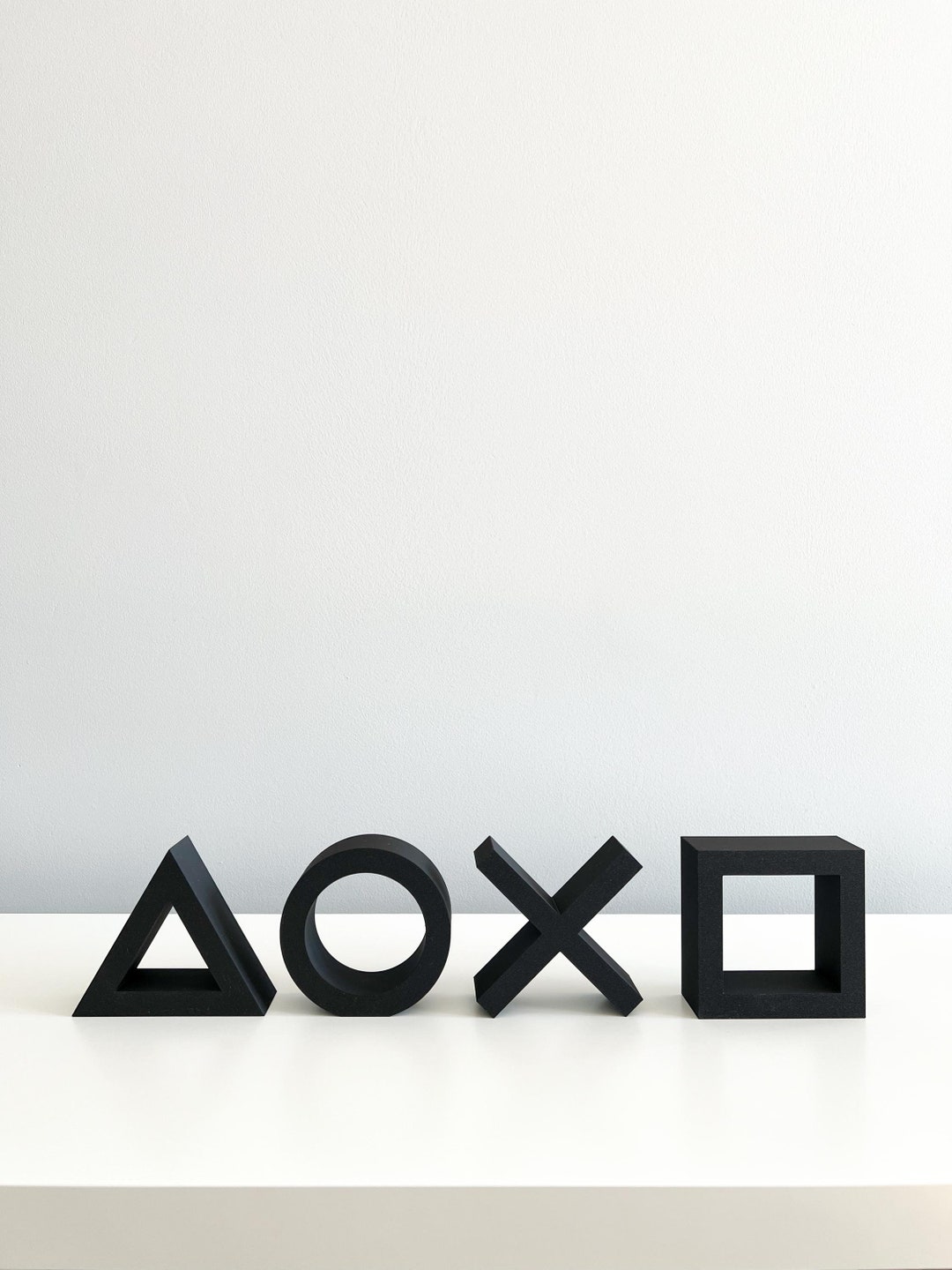 Playstation Symbols Shell Decor, Huge Wall Art, PS Wall Sign, Wall ...