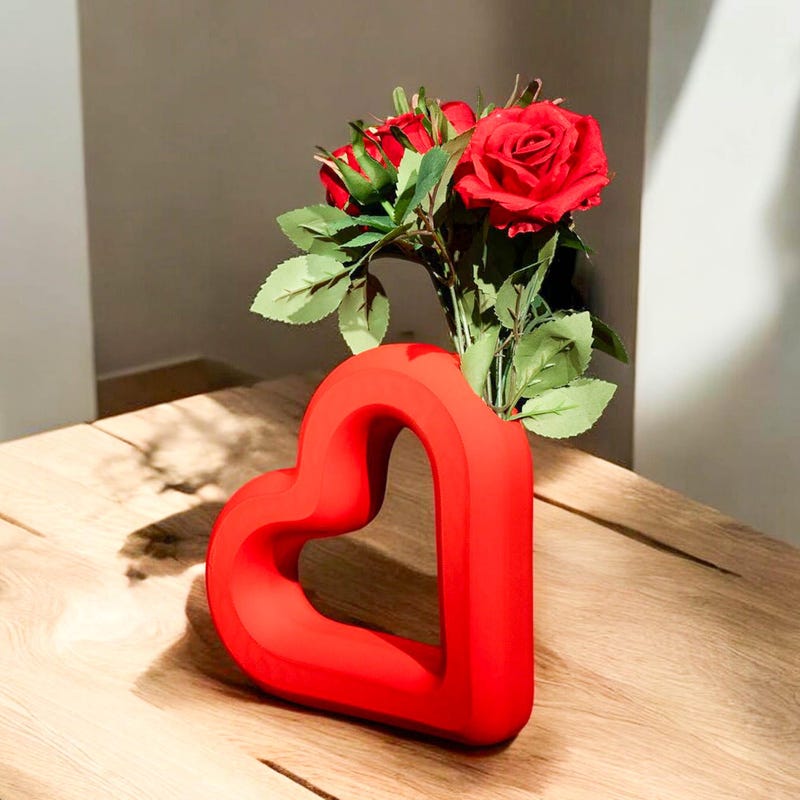 Heart Vase - Etsy