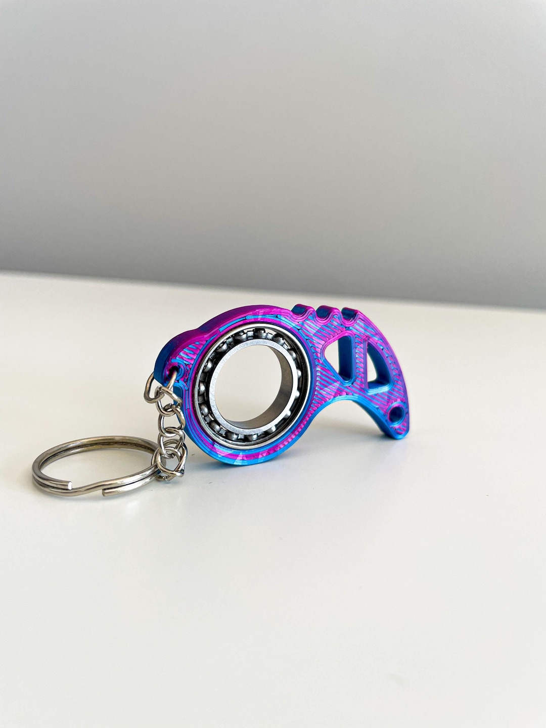 3D Keychain Fidget Spinner Keyrambit Keyspinner | Adhd Toy - Etsy