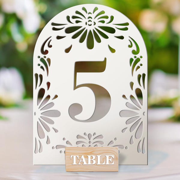 Table Numbers Svg - Etsy
