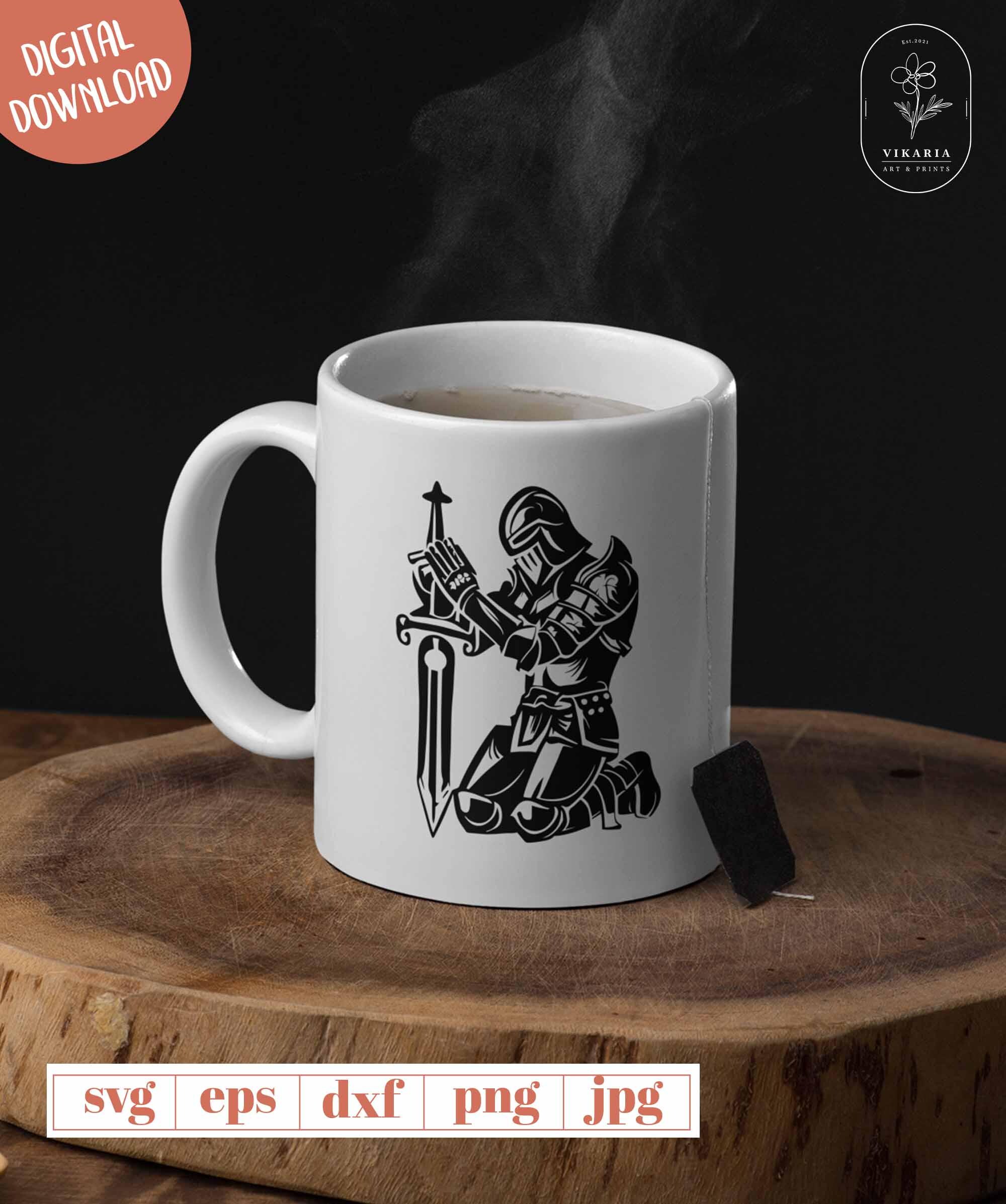 Bundle Armor Warrior Kneel Pray Svg, Sword Svg, Shield Svg, Knight Svg ...