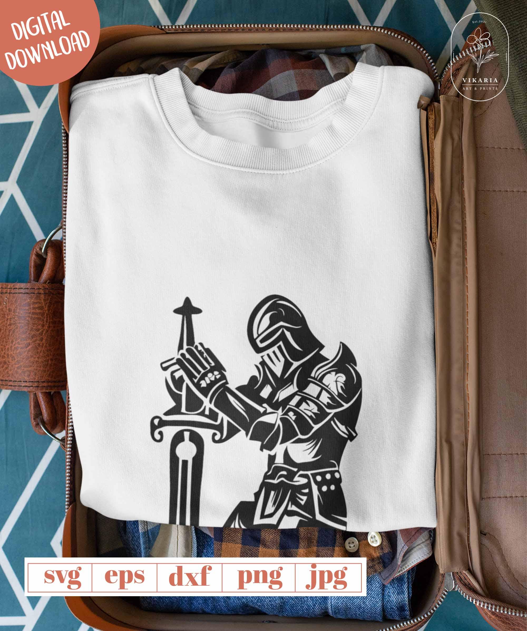Armor Warrior Kneel Pray Svg 2, Sword Svg, Shield Svg, Knight Svg ...