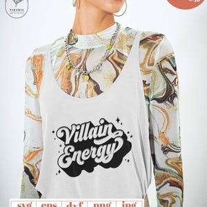 Villain Energy SVG, My Villain Era Svg, Wavy Text Png Svg Png, Retro ...