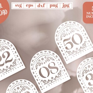 Table Numbers, Papel Picado Numbers, Mexican Wedding, Colorful Mexican ...