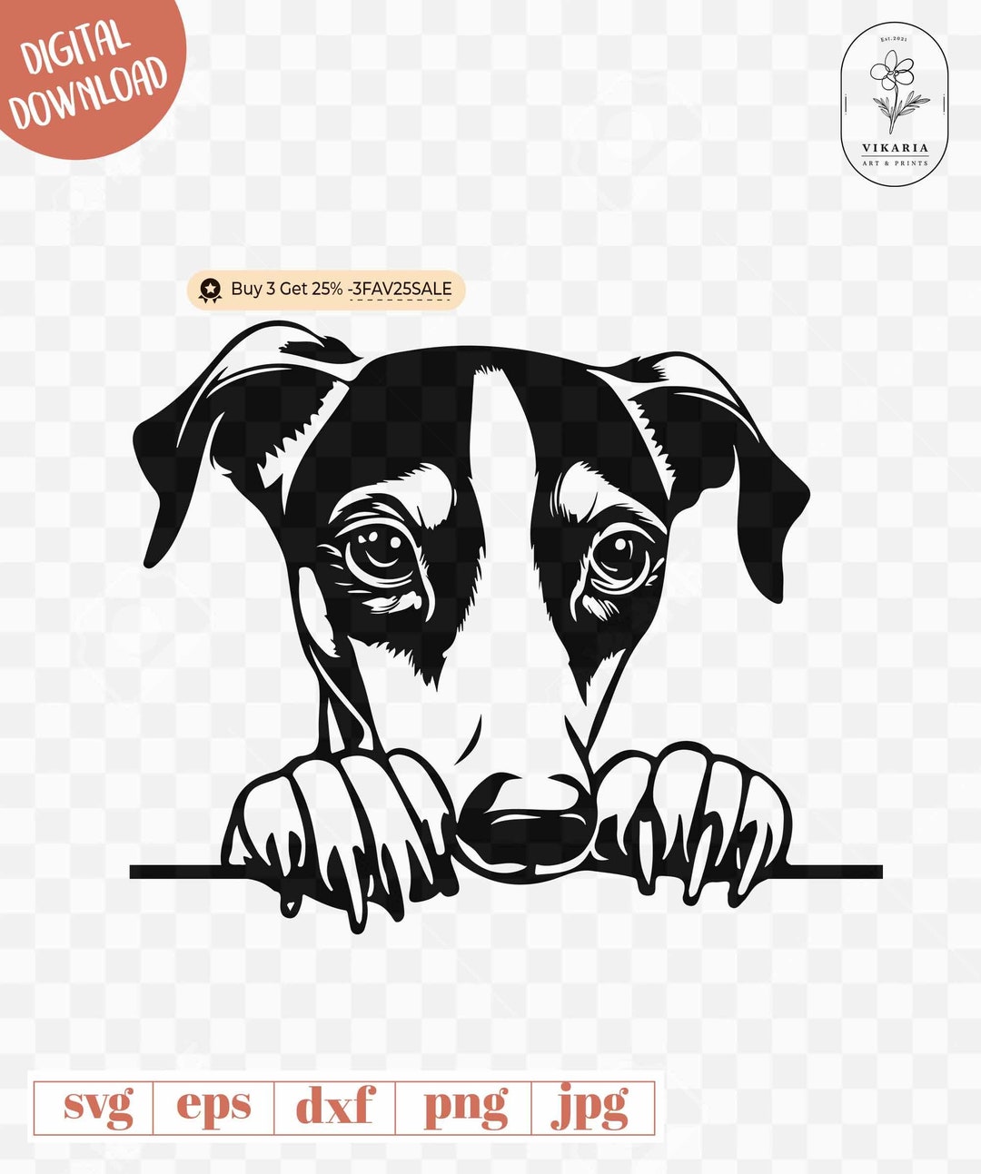 PEEKING GREYHOUND SVG, Whippet Dog Svg #4, Whippet Svg, Greyhound Dog ...