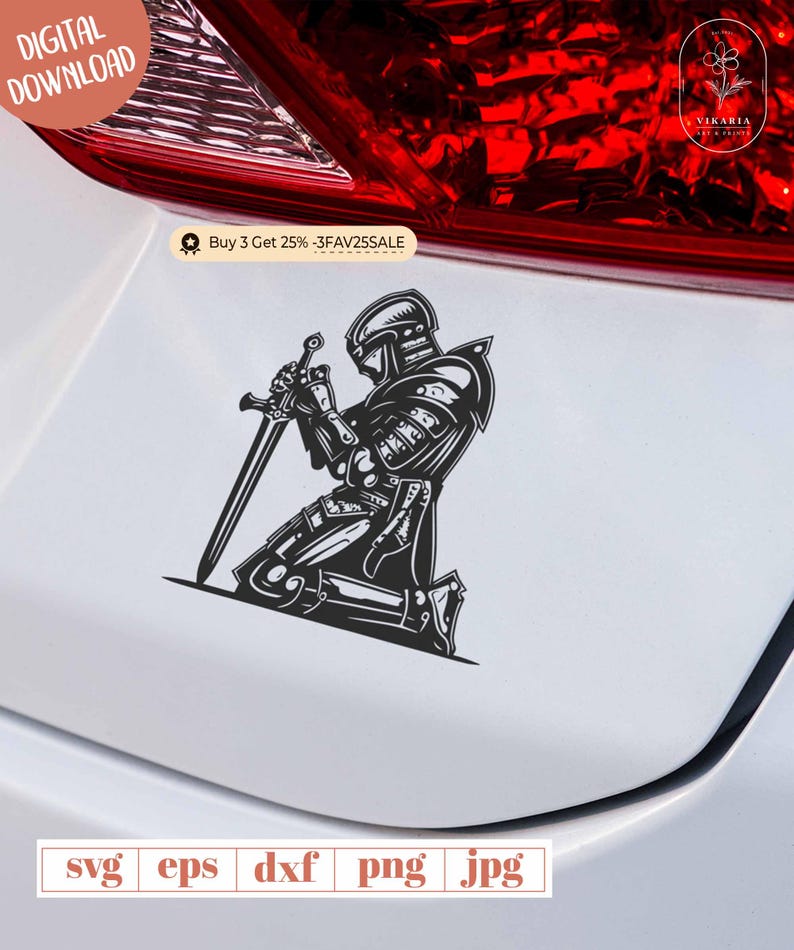 Armor Warrior Kneel Pray Svg 3, Sword Svg, Shield Svg, Knight Svg ...