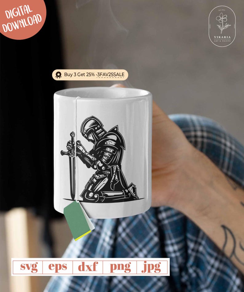 Armor Warrior Kneel Pray Svg 3, Sword Svg, Shield Svg, Knight Svg ...