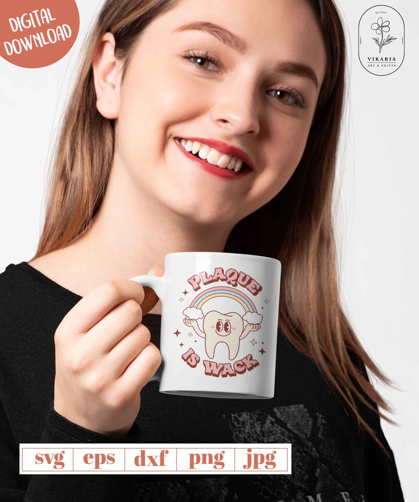 Plaque is Wack Svg, Cute Dentist Dental Assistant Shirt Sublimation ...