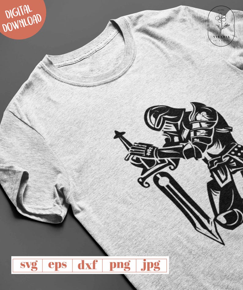 Armor Warrior Kneel Pray Svg 2, Sword Svg, Shield Svg, Knight Svg ...