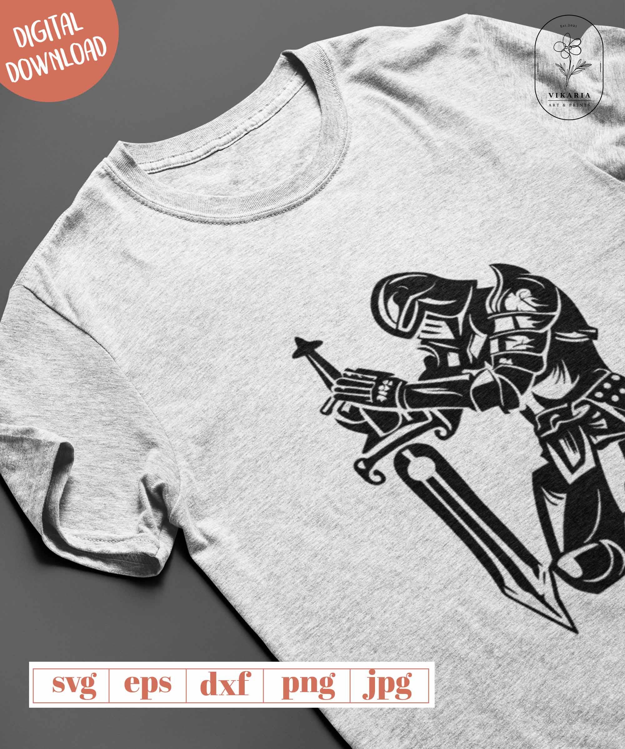 Armor Warrior Kneel Pray Svg 2, Sword Svg, Shield Svg, Knight Svg ...