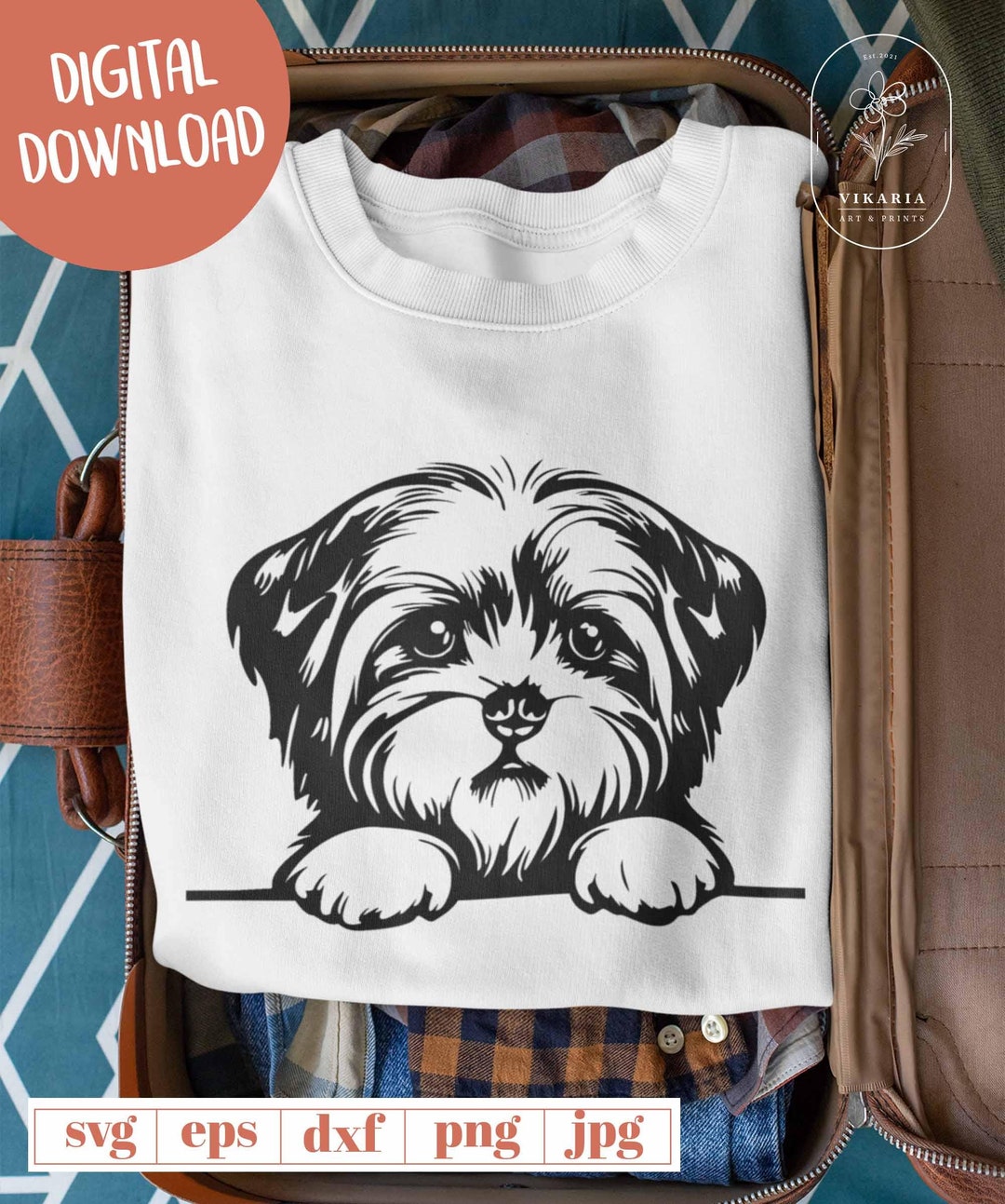 Havanese #1 Peeking Paws, Dog Breed, Pedigree Canine, Purebred K-9 ,pet ...