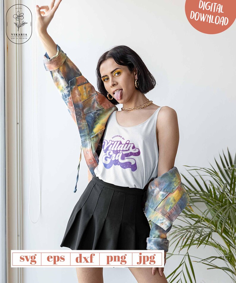 Entering My Villain Era SVG PNG JPEG Digital Download, Entering My Villain Era Shirt, Be the ...