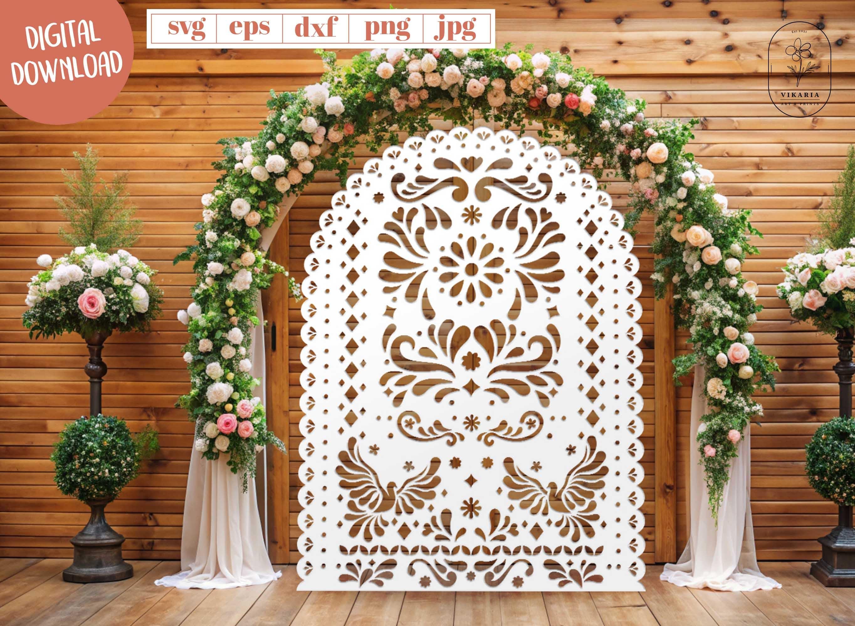 Cielito Lindo Baby Shower SVG, Papel Picado, Mexican Wedding, Colorful ...